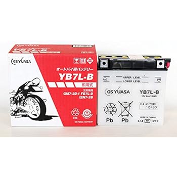 Amazon | YB7L-B GSユアサバッテリー | バイクバッテリー | 車＆バイク
