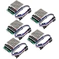 Amazon.co.jp: 5Pcs MAX7219 8x8 Dot Matrix Module Red LED Matrix Display ...