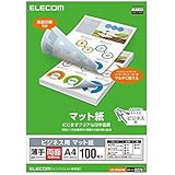 Amazon | エレコム インクジェット用紙 スーパーファイン A4 100枚 厚手 日本製 【お探しNo:D87】 EJK-SAA4100 | インクジェット用紙 | 文房具・オフィス用品