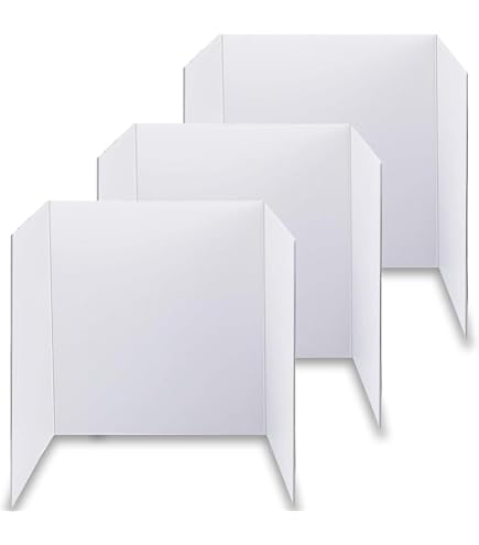 Foam Board A1 White Cardboard Tri-Fold Presentation Boards – Box Man ...