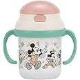Amazon.co.jp: スケーター(Skater) ベビー ストローホッパー 両手マグ 230ml ディズニー ミッキーマウス 対象8か月頃から ワンプッシュ シリコンストロー KSH2 ...