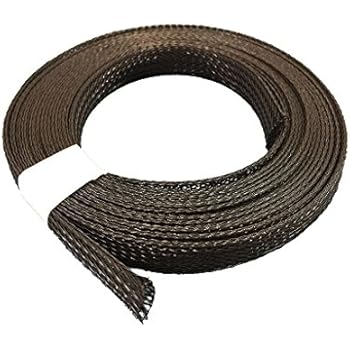 Amazon.co.jp: ケーブル被覆用 編組スリーブ 編組チューブ TaiseiDC 10M巻（内径：3㎜～ 65㎜ ；推奨使用範囲1φ～65φ㎜間12規格）材質：ポリエステル (内径 ...