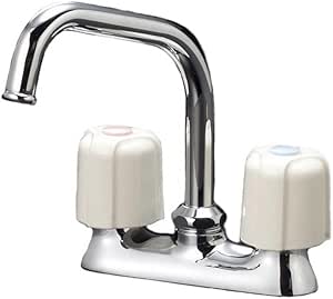 Amazon | KVK 流し台用2ハンドル混合栓 KM17NECN | キッチン用水栓