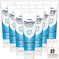 Amazon | 【10個セット】ライオン デント チェックアップ スタンダード 135g フッ素 1450ppm オリジナルコットンセット付き | ノーブランド品 | ビューティー 通販