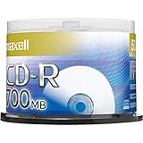 Amazon.co.jp: 【Amazon.co.jp限定】maxell データ用 (1回記録用) CD-R 700MB 48倍速対応 インクジェットプリンタ対応ホワイト(ノンワイド印刷 ...
