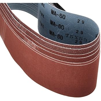 Amazon | SK11 ベルトサンダー用 エンドレスベルト 3枚入り WA#60，120，240 100X915mm BE-40S | エンドレスベルト