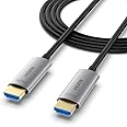 Amazon | ATZEBE 光ファイバーHDMI ケーブル 30m 4K 60Hz対応 18gbps超高速伝送 4K HDR Ultra HD YUV4:4:4 HDCP 2.2 ARC ...