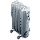 De'Longhi Radia S Digital Oil Column Heater TRRS1224EG, 12 Fin Home ...