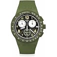 Amazon.co.jp: [スウォッチ] 腕時計 NOTHING BASIC ABOUT GREEN SUSG406 グリーン : ファッション