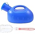 Amazon | しびん 男性用 こぼれない 大容量 2000Ml 採尿器 携帯トイレ 尿量観察 漏れ防止 防臭カバー付き ブラシ付き 清潔簡単 軽量 キャンプ 介護 長時間運転用 トイレ病院 ...