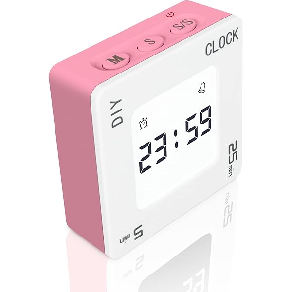 ドリテック 大画面時計付タイマー グロッサ ホワイト T-581WT