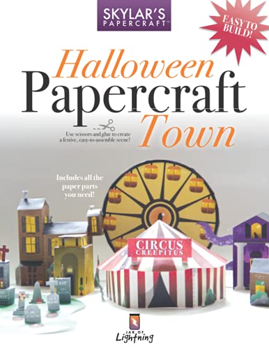 Amazon | Halloween Papercraft Town: Craft your very own Halloween town ...