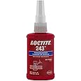 Loctite 1329467 243 Blue Medium Strength Threadlockers, 1.69 : Amazon ...
