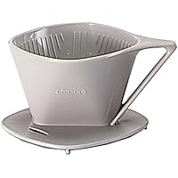 Amazon.co.jp : bonmac ボンマック コーヒー ドリッパー 扇型 プラスチック製 1~2杯用 CD-1DX #813010 ...