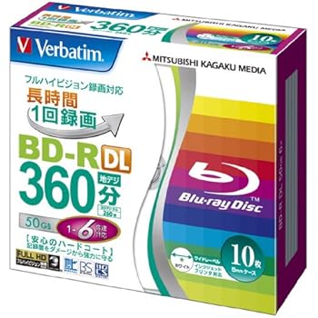 Amazon | 三菱ケミカルメディア Verbatim 1回録画用 BD-R VBR260RP20V2 (片面2層/1-6倍速/20枚) | 三菱ケミカルメディア | ブルーレイBD-R 通販