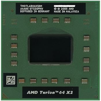 Amazon | AMD Turion 64 X2 TL-68 2.4GHz TMDTL68HAX5DM S1g1 65nm SOI ...