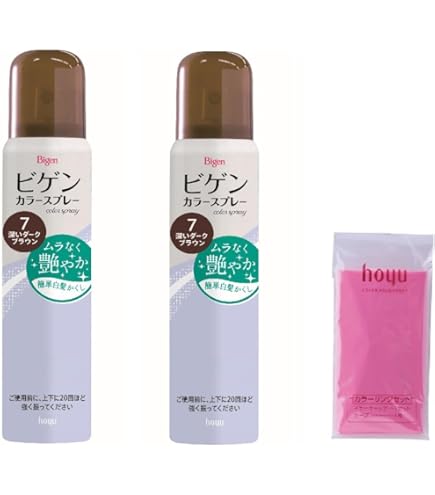 Amazon | ホーユー ビゲン カラースプレー 7 (自然な黒褐色) 125ml
