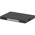 Amazon | 【正規品】 ネットギア NETGEAR スイッチングハブ 24ポート 2.5G SFP+×4 PoE++ (720W) 金属 ...