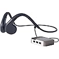 Amazon.co.jp: Vimaydo【2025新型】 骨伝導 集音器 ヘッドホン USB充電式 8段階音量調節 軽量 耳に入る必要はない ノイズ低減 ハウリング防止 電話/音楽対応 紛失 ...