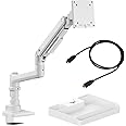 Amazon.co.jp: iggy（イギー）17～49型 耐荷重2～20kg 快適ワークのモニターアーム LS112 専用トレイ付き ホワイト : パソコン・周辺機器