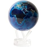 MOVA Globe Earth with Clouds Globe 6" with base, Solar Powered Rotating ...
