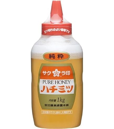 Amazon | 加藤美蜂園 サクラ印 純粋ハチミツ 1kg×6本 | 株式会社 加藤