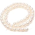 Amazon.co.jp: 【 福縁閣 】AA 淡水真珠 パール 6-7x5mm ライス 1連（約38cm） _R5991-1 天然石 パワーストーン : ホビー