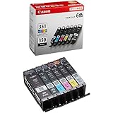 Amazon | Canon 純正 インク カートリッジ BCI-351(BK/C/M/Y)+BCI-350 5色マルチパック BCI-351+350/5MP | キヤノン | パソコン・周辺 ...