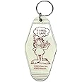 Amazon.co.jp: [GARFIELD] HOTEL KEY RING キーリング キーホルダー ガーフィールド ホワイト : ファッション