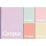 Amazon.co.jp: コクヨ ノート キャンパスノート 限定 B5 ドット入りB罫 パレットツリー 5色パック ノ-3CBTN-L32X5