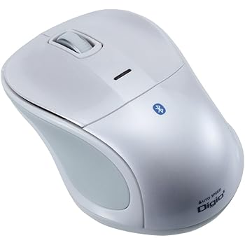 Amazon | Digio2 Bluetooth マウス Blue LED 小型 ホワイト MUS-BKT99W | ナカバヤシ ...