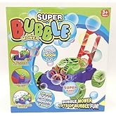 Bubble Lawn Mower for Kids Automatic Bubble Mower with LED Lights and ...