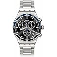 Amazon | [スウォッチ] 腕時計 Dark Blue NEW IRONY CHRONO YVS507G グレー | 腕時計 ...