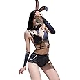 Amazon.co.jp: [SHLYMP] バニーガール バニー セクシー コスプレ エロ 過激 エッチ な えろい 警察 POLICE OL 秘書 ポリス 婦人警官 ランジェリー 下着 ...