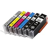 Amazon.co.jp: 【pomme】 BCI-381XL+380XL/5MP 染料 5色セット 大容量 キヤノン対応 互換インク 残量表示機能付 ISO14001/ISO9001認証工場 ...