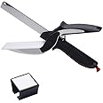 Clever Cutter Kitchen Scissors, 2-in-1 Smart Cutter, Salad Scissors ...