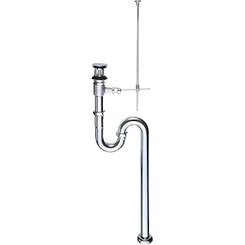 Amazon | SANEI 【洗面用Sトラップ】 ポップアップ パイプ径32mm H700-32 | 洗面用排水備品