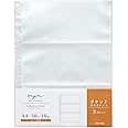 Amazon | リヒトラブ myfa コレクションポケット 3ポケット A4 N3303 透明 | クリアホルダー | 文房具・オフィス用品