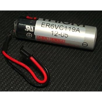 Amazon | Plcbatt® 纯正新品 TOSHIBA リチウム電池 ER6VC119A / ER6VC119B【1年保証 ...