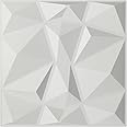 Art3d 3D Textured Wall Panels White Diamond Design, 12 PCS Modern Wall ...