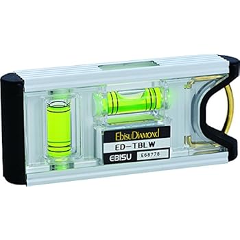 Amazon | エビス(EBISU) 水平器 トビレベル ED-TBLBBL 足場組立用 ブラック/ブルー 奥行1.9×高さ4.3×幅10cm | 水平器・レベル