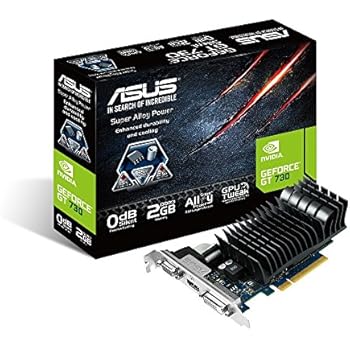 Amazon | ASUS NVIDIA GeForce GT730搭載ビデオカード ファンレス GT730-SL-2GD3-BRK | ASUSTek | グラフィックボード 通販