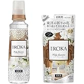 Amazon | 【セット売り】 花王 IROKA ホーリージャスミン 本体540ml+つめかえ用440ml イロカ柔軟剤 | ノーブランド品 | 液体柔軟剤