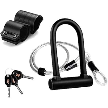 Amazon | Active Winner u字ロック 自転車ロック シリコンカバー クロスバイク ロードバイク 鍵 | ACTIVEWINNER | U字ロック