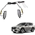 Amazon | CATYA 日産 エクストレイル(T33)専用 LEDライト デイライト ウィンカー連動 夜間ブルー アクセサリー カスタム 2P XT278 | フォグランプ | 車＆バイク