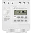 Amazon.co.jp: fosa プログラマブルタイマー、TM-163 3相380VスマートLCDデジタル週間プログラマブルタイマー ...
