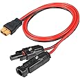 Amazon.co.jp: LVYUAN(リョクエン) MC4ソーラーパネルからXT60アダプターケーブル 3.3SQ 12AWG 300V 許容電流 40A 3.5M 延長ワイヤー ソーラー ...