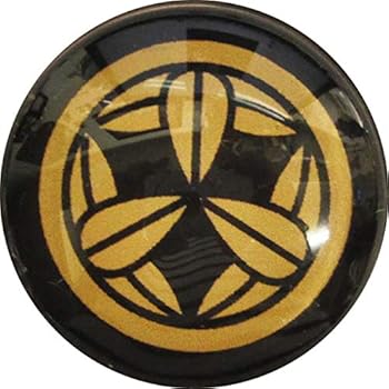 Amazon | Don Flyee 坂本龍馬 家紋 桔梗紋 ピンバッジ ピンズ バタフライクラッチ 合金製 C0034 | バッジ | おもちゃ