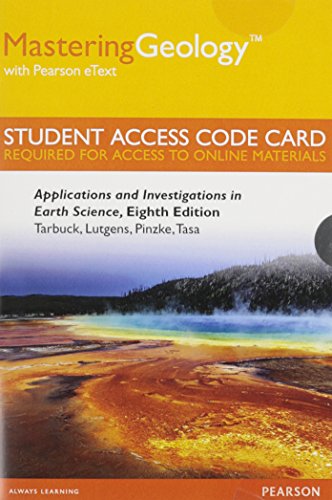 Amazon | Mastering Geology with Pearson eText -- Standalone Access Card -- for Applications and ...