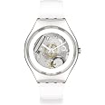 Amazon.co.jp: [スウォッチ] 腕時計 PURE WHITE IRONY THE JANUARY COLLECTION ...